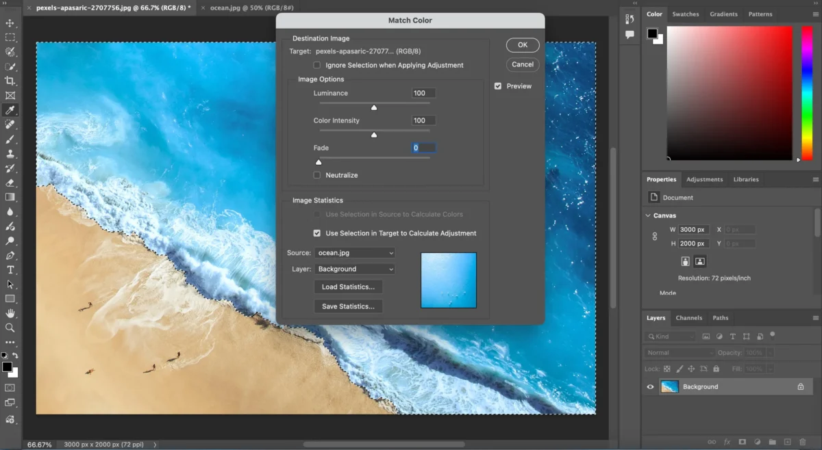 How to Color Match in Photoshop